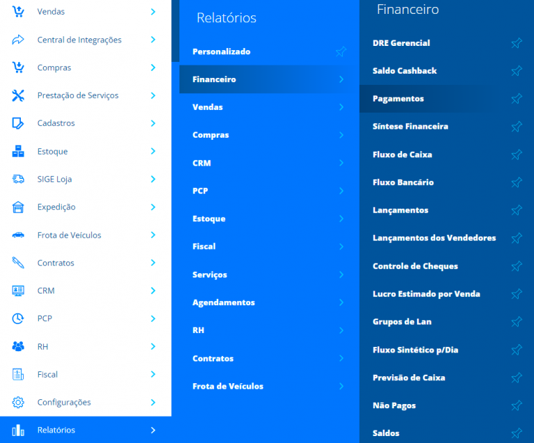 Como zerar o saldo da conta bancária Sem Banco no SIGE Cloud