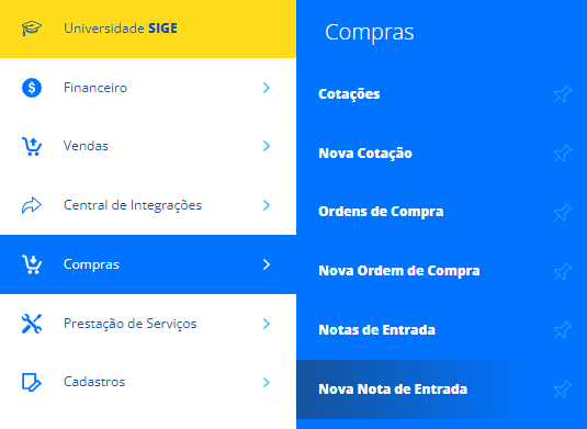 Como gerar uma Nota de Entrada manualmente no SIGE Lite - Central de ...