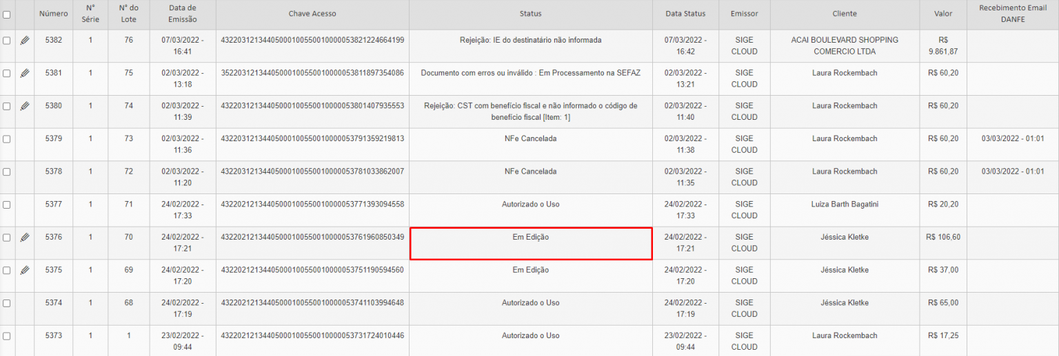 Como utilizar a mesma numeração de NF-e no SIGE Cloud – Central de ...